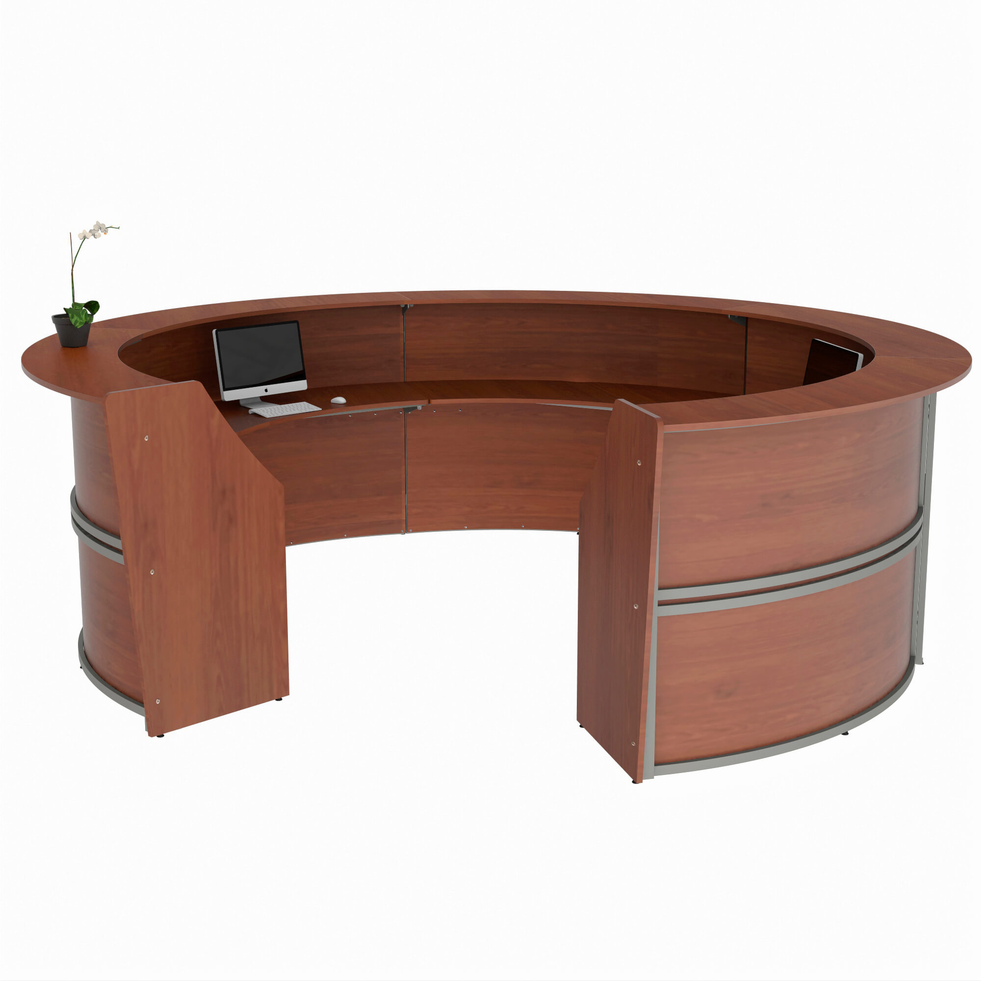 ADA Compliant Reception Desks - Round Reception Desk